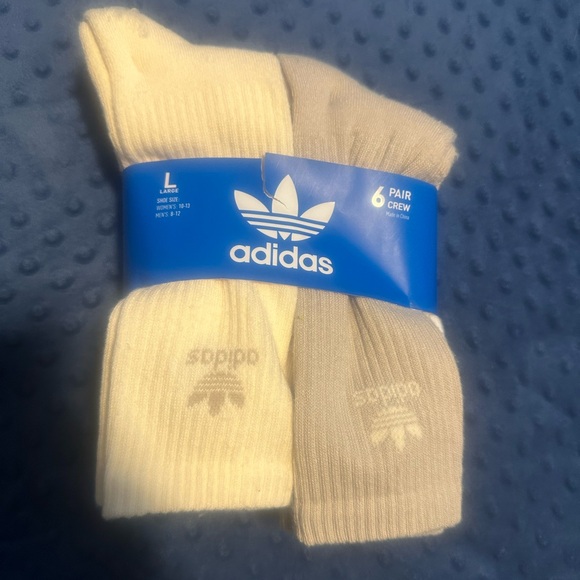 adidas | Other | Nwt Adidas Crew Sock Neutral Colored Browns And Gray M ...